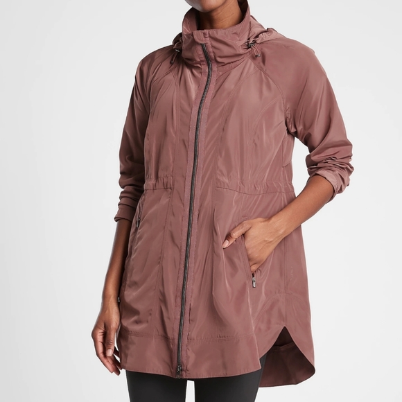 Athleta | Jackets & Coats | Athleta Drip Drop Jacket Hearth Rose Color ...